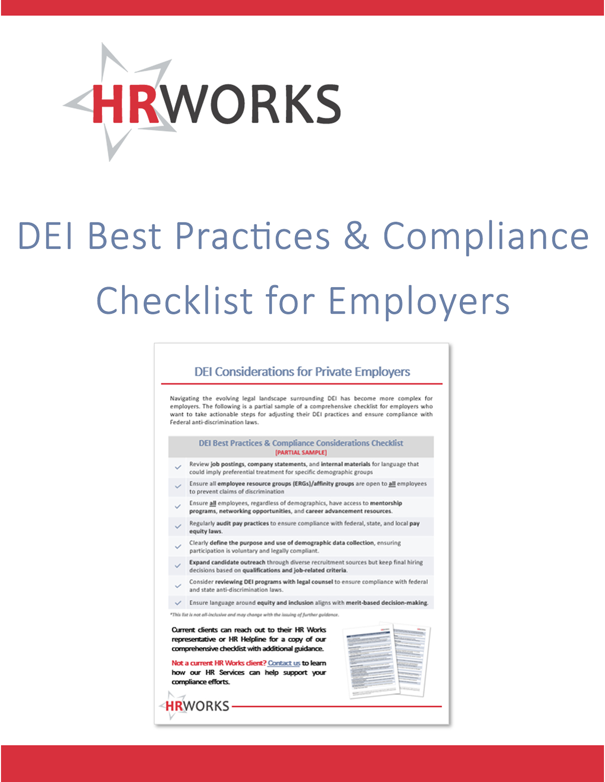DEI Best Practices & Compliance Checklist for Employers