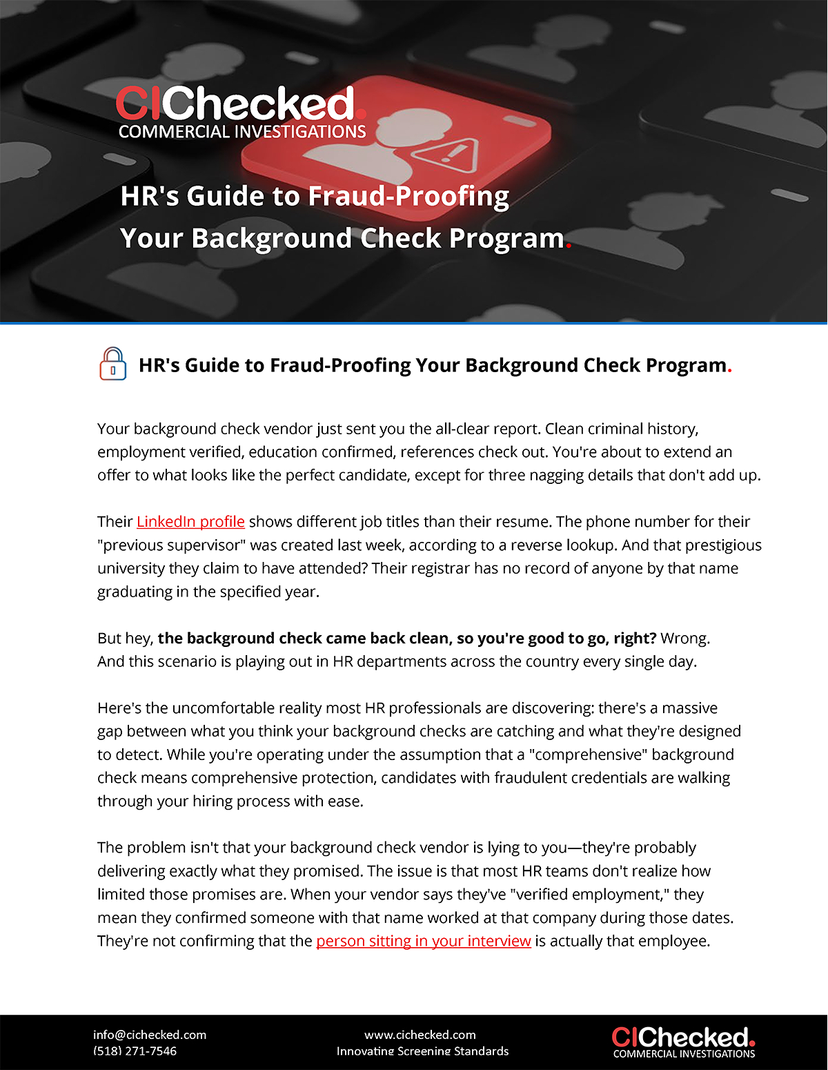 HR's Guide to Fraud-Proofing Your Background Check Program